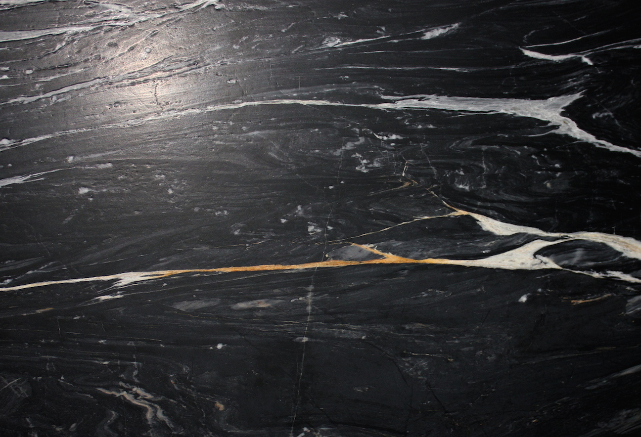Zebrino Black & Gold Azerobact Marble Stone Profile | Divine Stoneworks