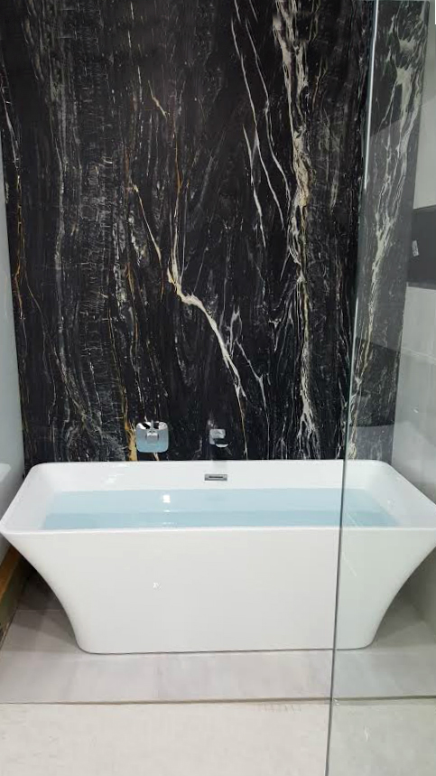 Zebrino Black & Gold Azerobact Marble Stone Profile | Divine Stoneworks