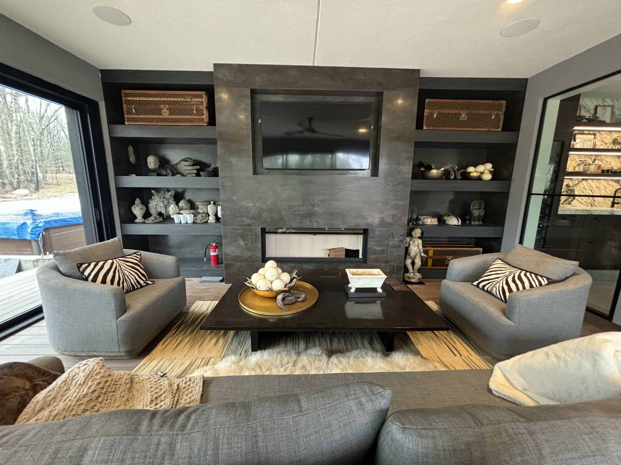 Elevated Ultra-Compact Entertainment | Divine Stoneworks